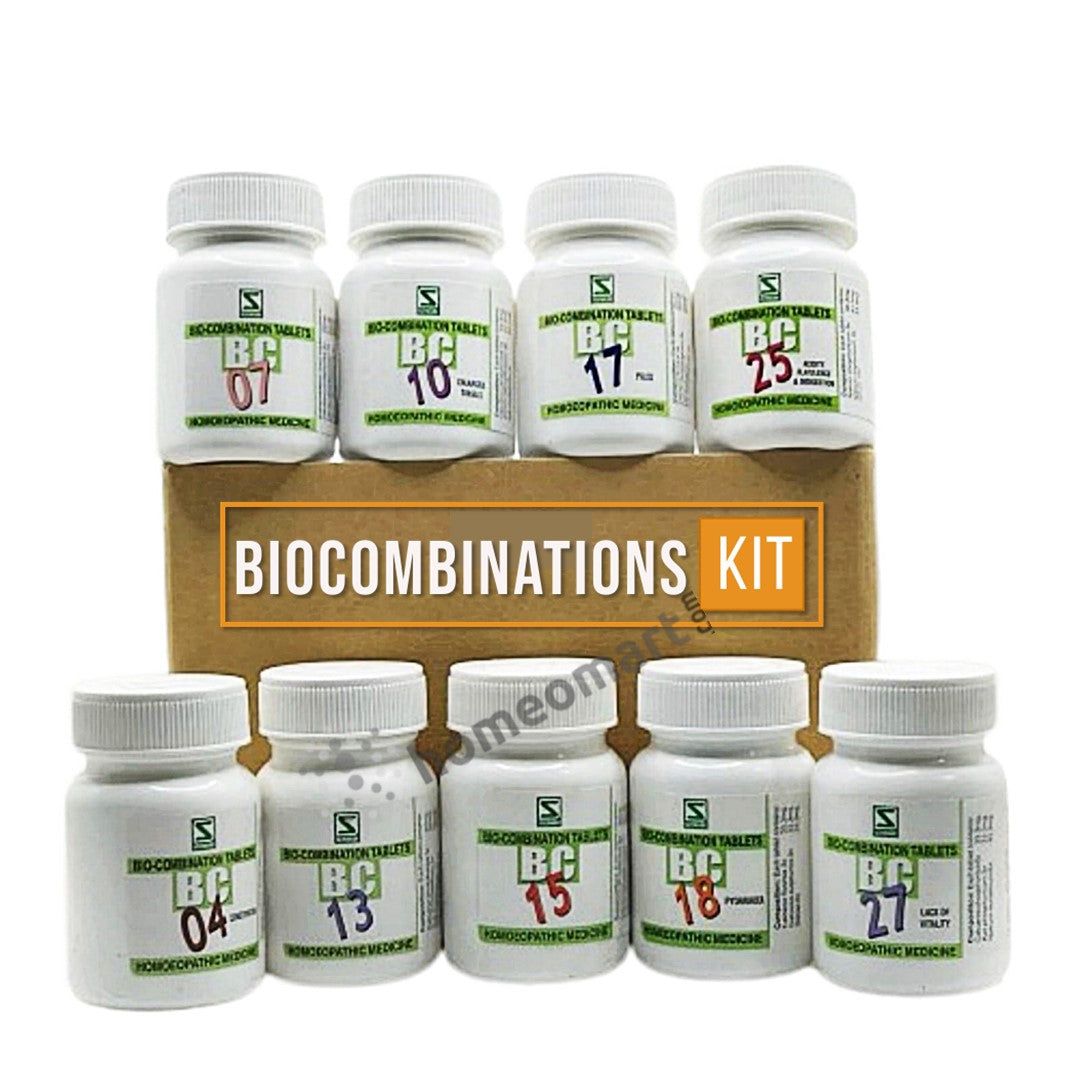 Homeopathy Biocombination Kit of 28 cell salts in 30gms, 100gms pack – Homeomart