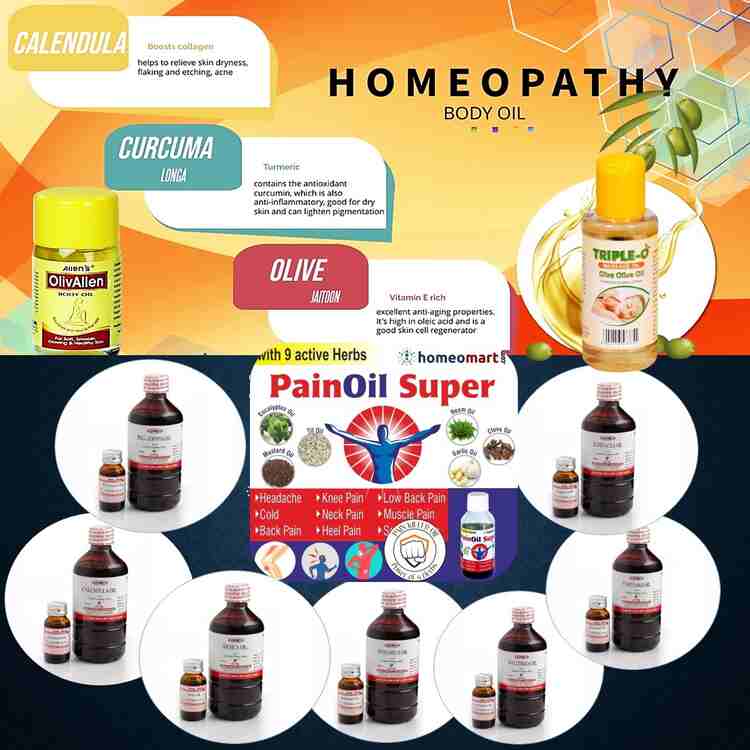 Premium Homeopathy Body Massage Oils | Natural Care for Skin and Pain ...