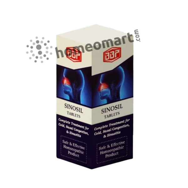 BBP Sinosil Tablets for cold, nasal congestion & sinusitis – Homeomart