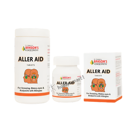 Bakson Aller Aid Tablets | Non-Drowsy Homeopathic Relief for Hay Fever ...