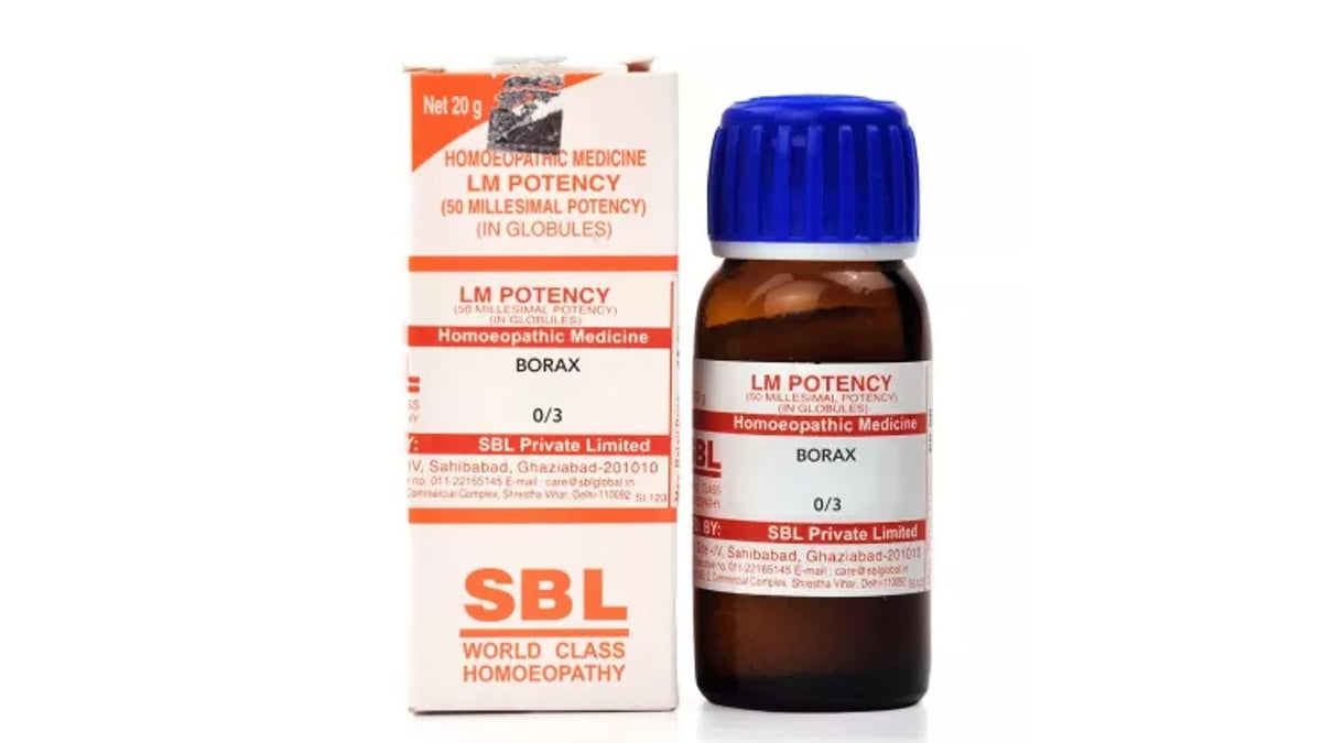 Homeopathy Borax LM Potency Dilution – Homeomart