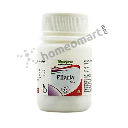 Bhargava Filaria Tablets | Homeopathic Relief for Filariasis Symptoms ...