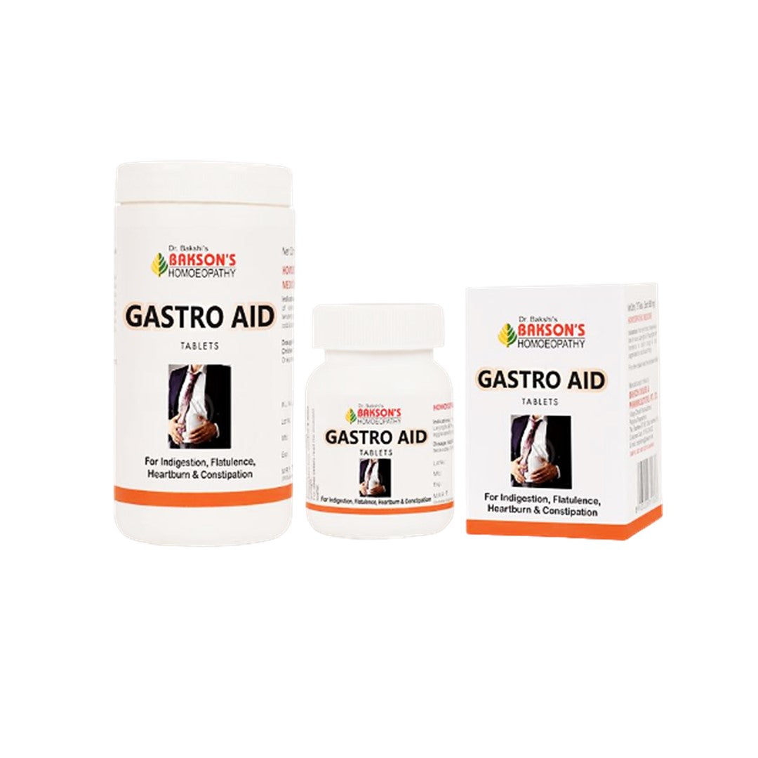 Buy Bakson Gastro Aid Tablets for Effective Digestive Relief – Homeomart