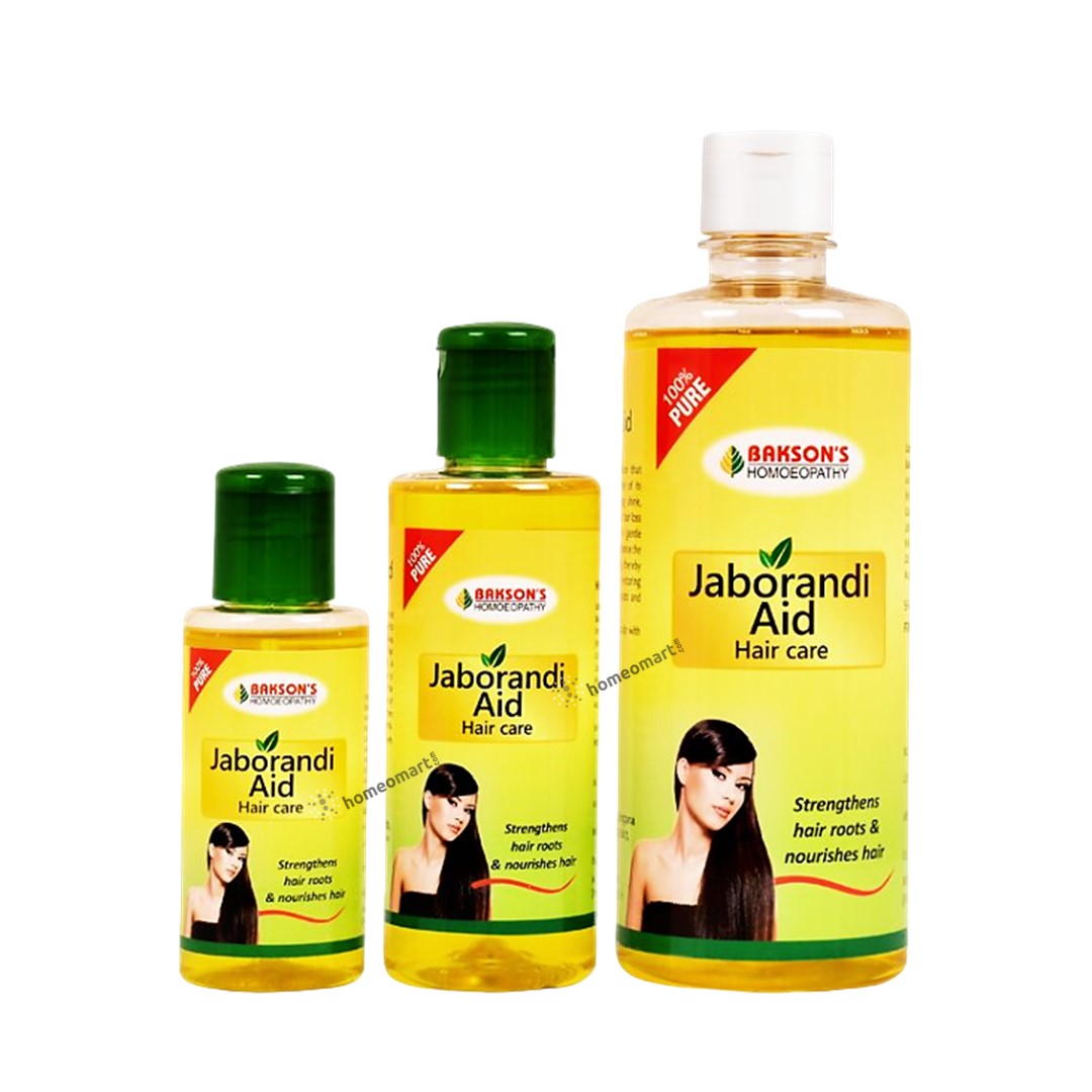 Bakson Jaborandi Aid Hair Oil | Hair Strength, Growth & Shine – Homeomart