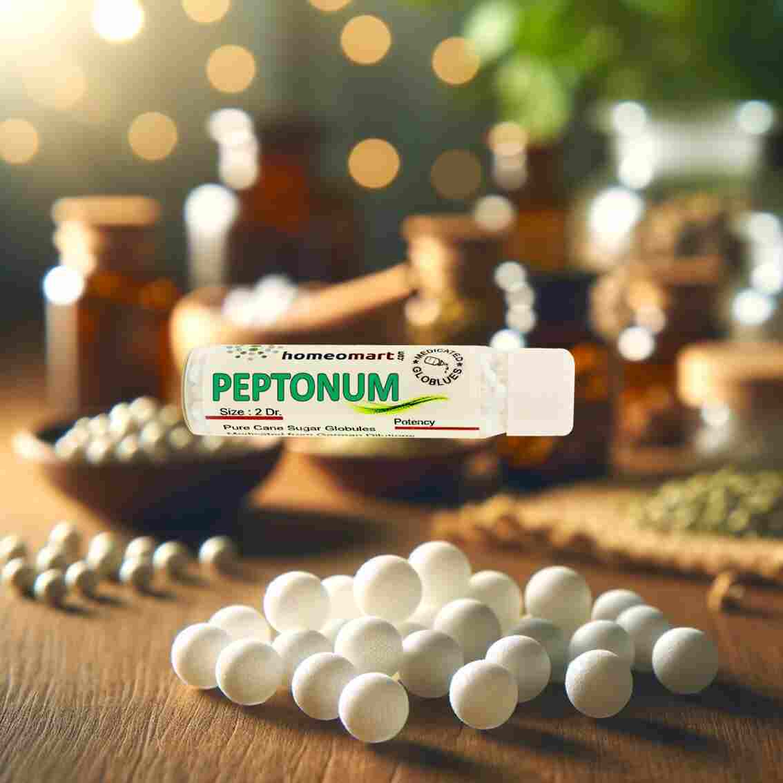 Peptonum 2 Dram Homeopathy Pills 6C, 30C, 200C, 1M, 10M – Homeomart