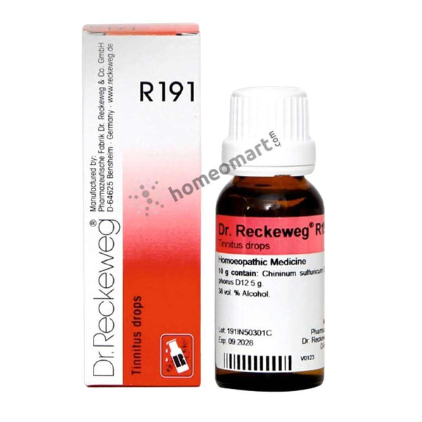 Dr.Reckeweg R191 Tinnitus Homeopathy Drops - Natural Relief from ...