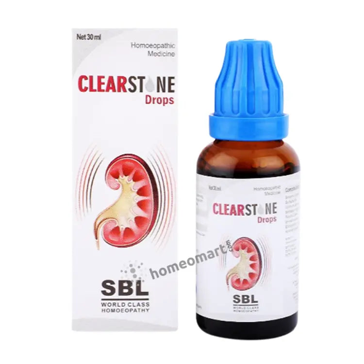 Buy SBL Clearstone Drops | Kidney Stone Relief & Urinary Health – Homeomart