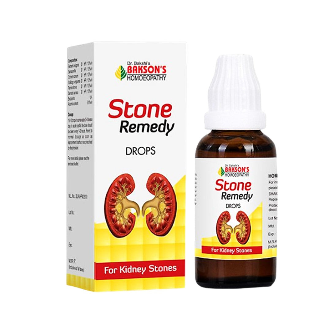 Bakson Stone Clear Aid Drops | Homeopathic Support for Kidney Stones ...