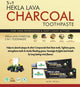 Wheezal Hekla Lava Charcoal Toothpaste for Plaque, Stained teeth ...