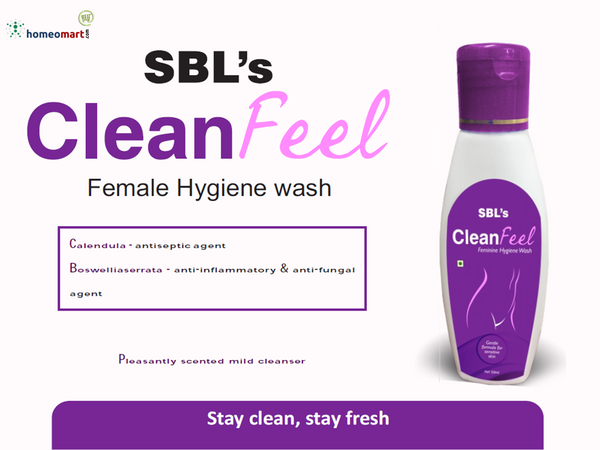 SBL Clean Feel Feminine Hygiene Wash, Calendula, Boswellia – Homeomart