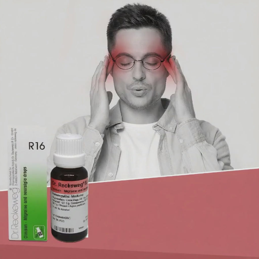 Dr. Reckeweg R16 Drops – Homeopathic Remedy for Migraine & Neuralgia ...