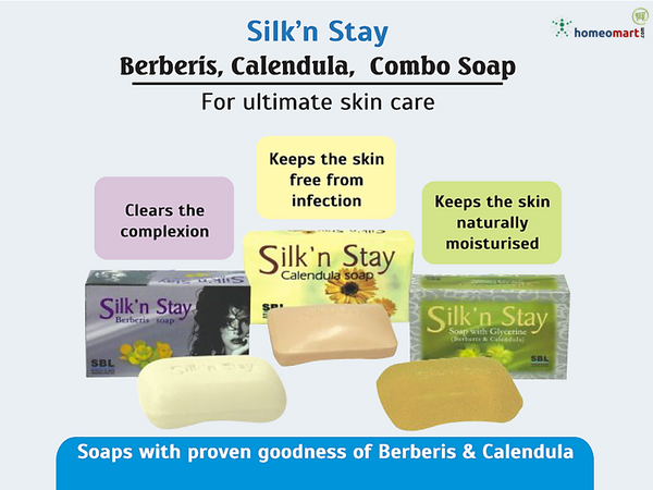 SBL Silk n' Stay Calendula Soap for Skin infections 25% Off – Homeomart