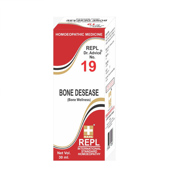 Homeopathy REPL Dr. Advice No. 19 drops for bone diseases 15% Off ...
