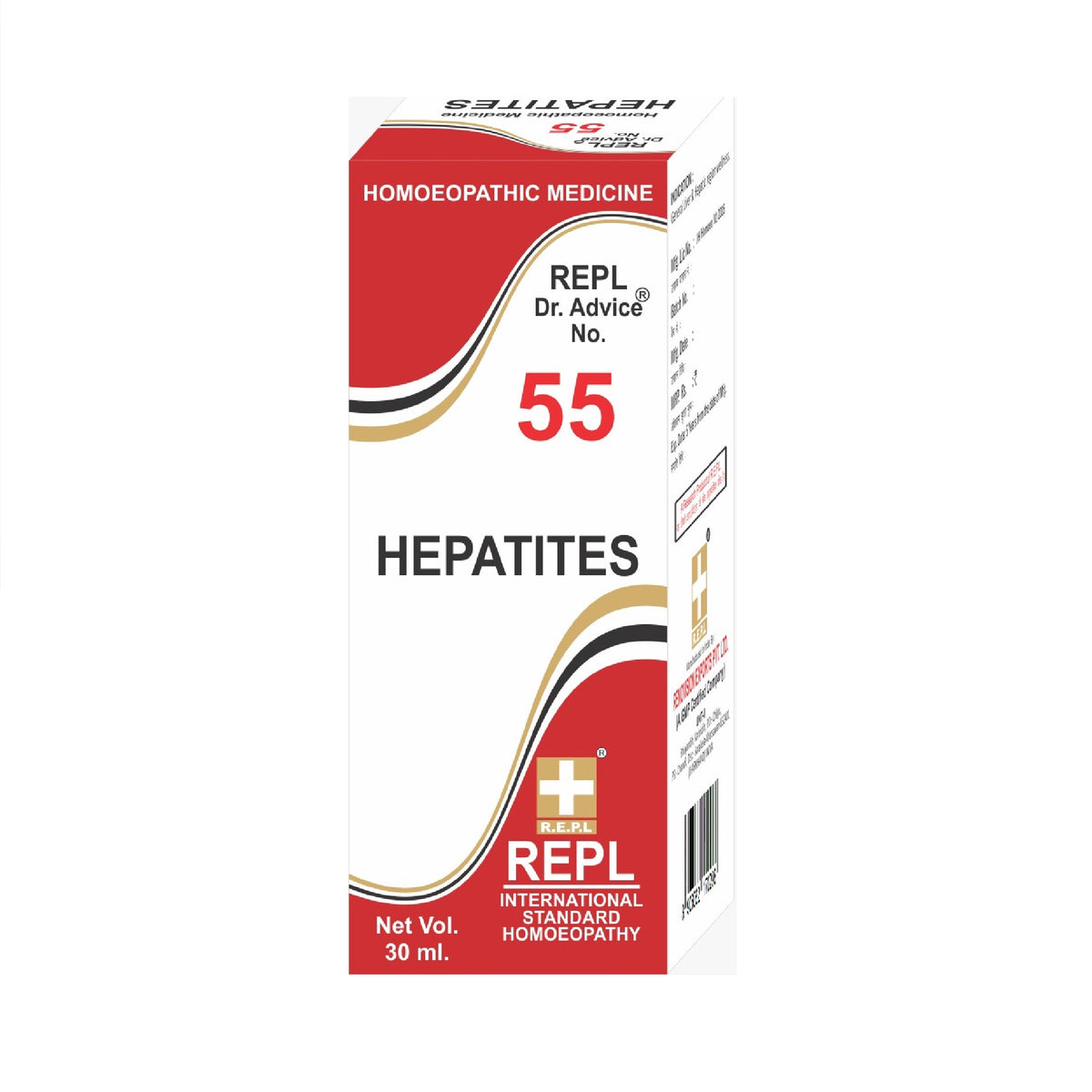 Homeopathy REPL Dr. Advice No. 55 drops for hepatites 15% Off – Homeomart