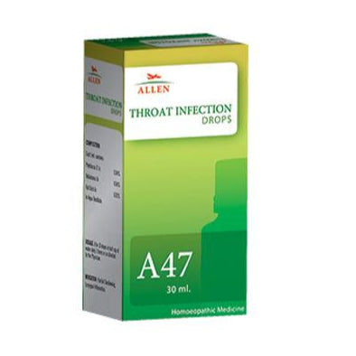 Allen A47 Homeopathy Drops for Throat Infection – Homeomart