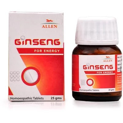 Homeopathic Ginseng Tablets, Capsules for Stress, Energy. 25 Gms ...