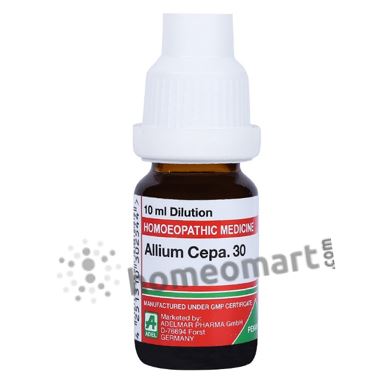 German Allium Cepa Dilution 6C, 30C, 200C, 1M. 10ml/11ml/100ml. – Homeomart