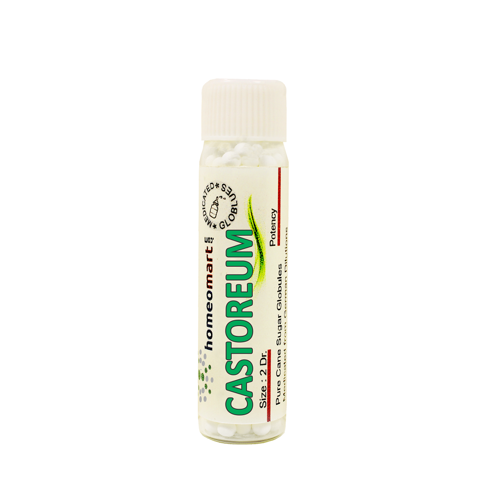 Castoreum Homeopathy 2 Dram Pills 6C, 30C, 200C, 1M | Homeomart