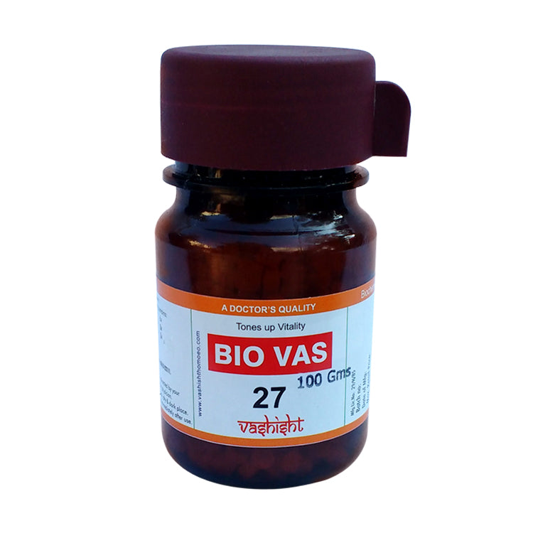 Dr.Vashisht Biocombination Bio Vas 27 (BC27)- Lack of Vitality – Homeomart