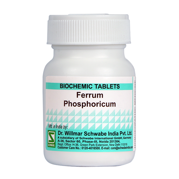 Schwabe Biochemic Ferrum Phosphoricum Tablets for Anemia, Acute Fever ...