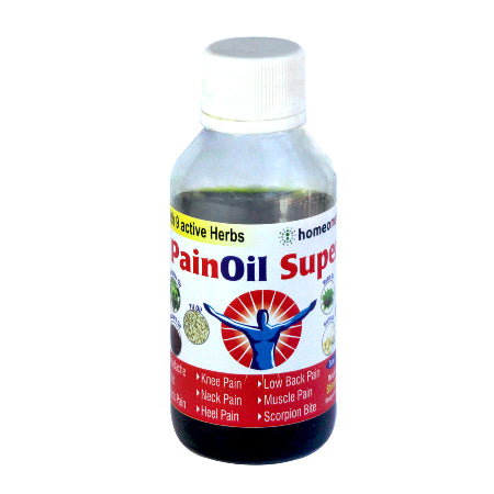 Pain Oil Super - Herbal Massage Oil with 9 Herbs for Pain Relief ...