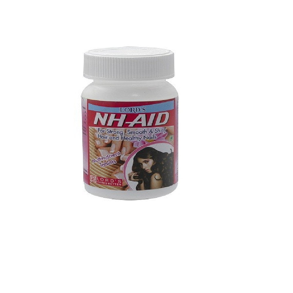 Lords Nh Aid Multinutrient Tablet for Strong Hair & Healthy Nail ...