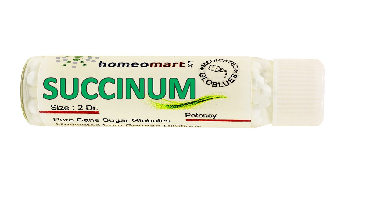 Succinum Homeopathy Medicated 2 Dr Pills 6c, 30C, 200C, 1M – Homeomart