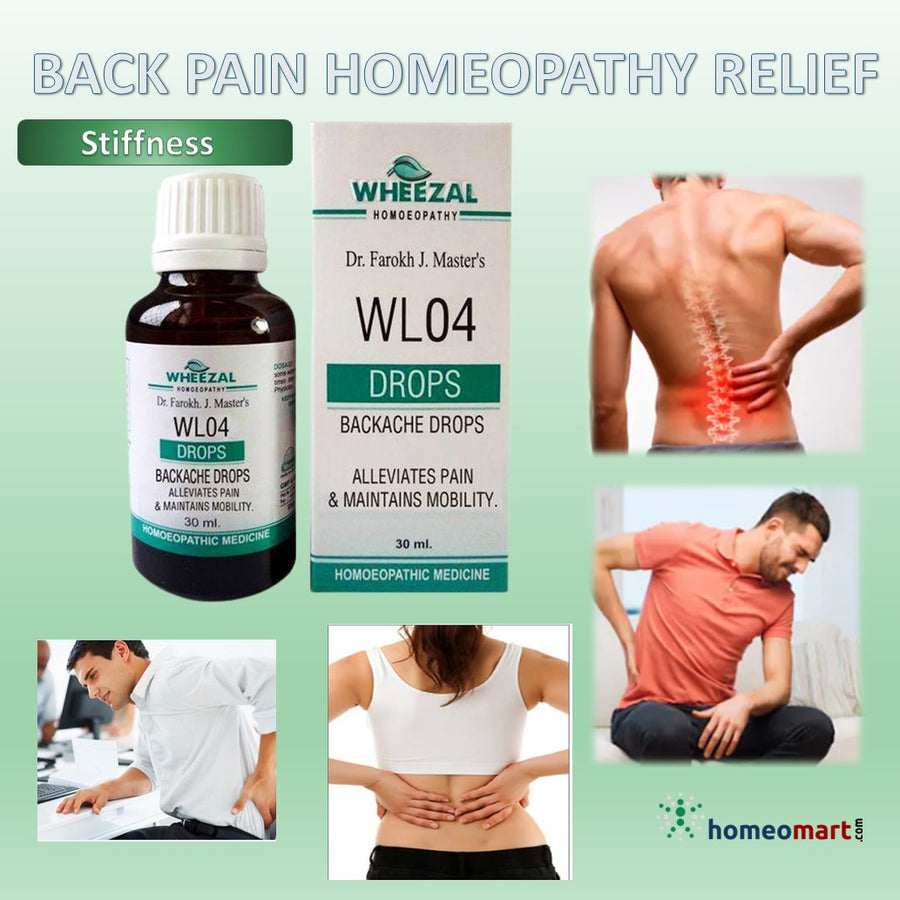Top Homeopathy Medicines for Back Ache, Stiffness, Lumbago – Homeomart