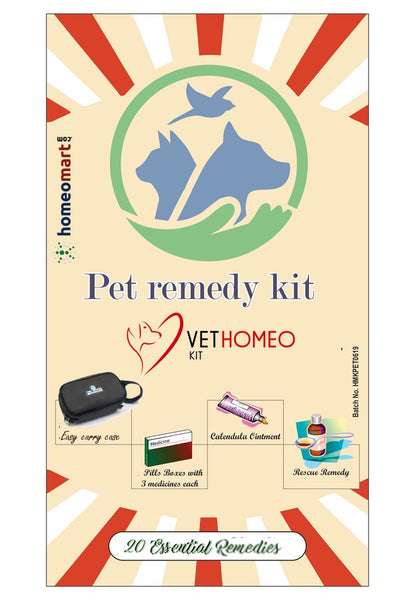 Homeopathy Pet First Aid Remedies Kit. Expert recommended – Homeomart