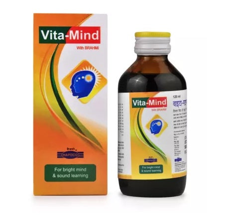 Hapdco Vita Mind Syrup, Homeopathic Brain Tonic with Brahmi 120ml ...